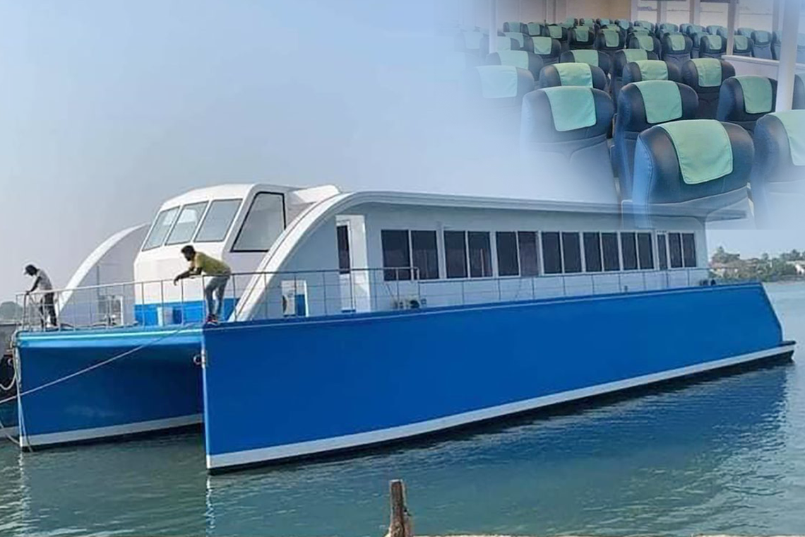 යාපනයේ හැදු සූර්ය බලයෙන් යන සැප මගී යාත්‍රාව දියඹට - Life Traveler